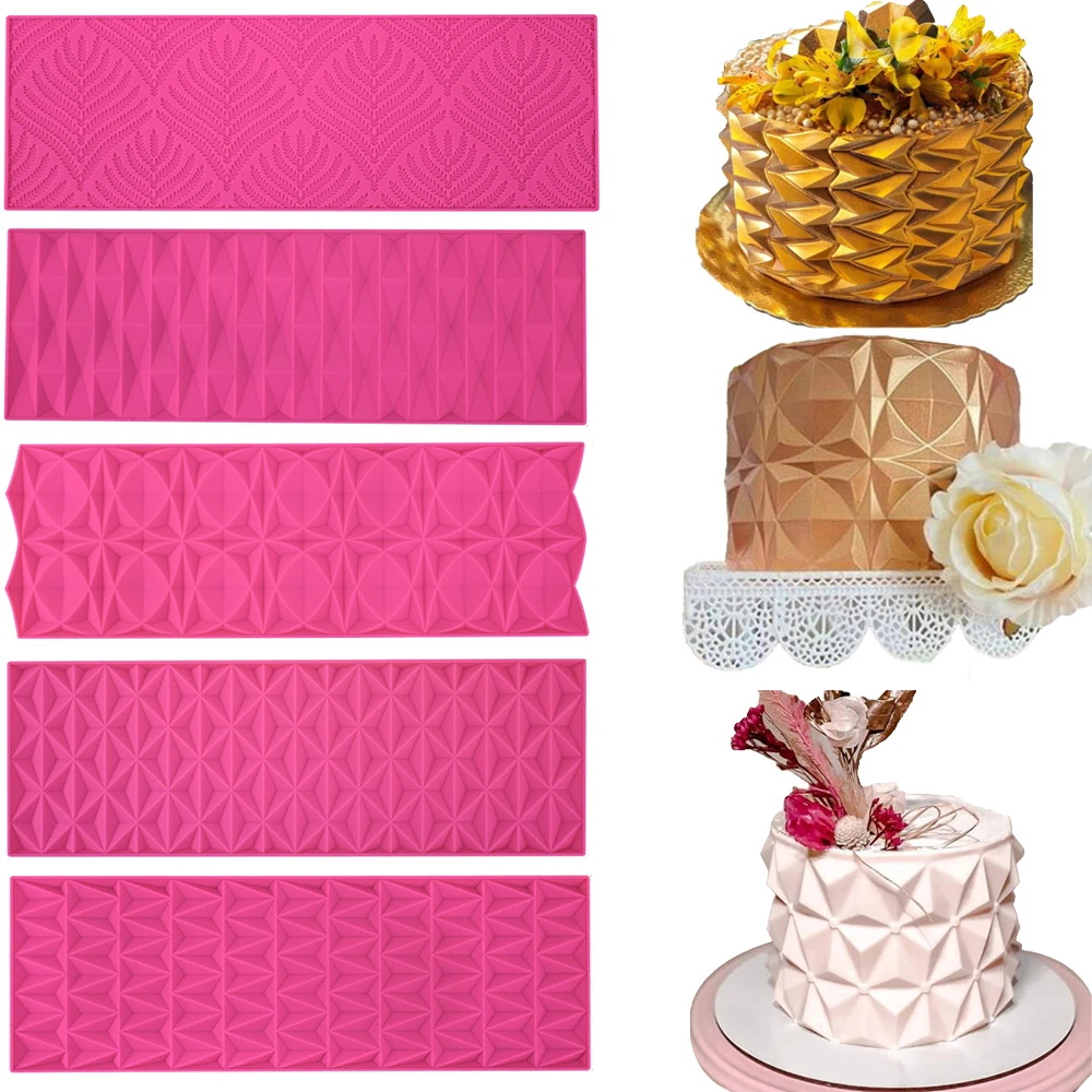 Origami Silicone Mold Chocolate Sugarcraft Lace Mat Diy Buttercream ...