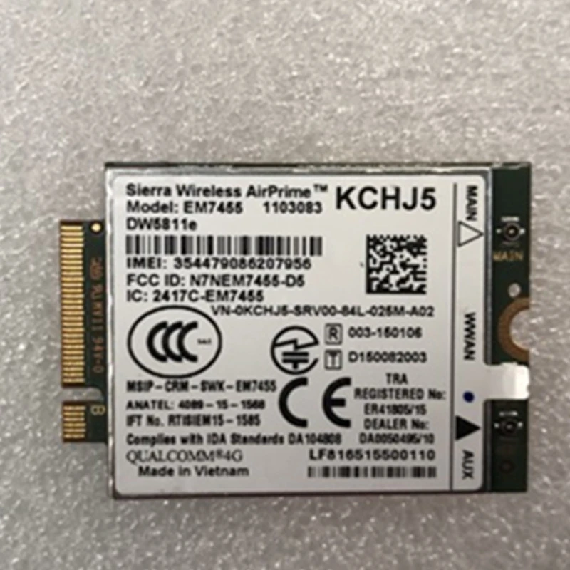 Original New Wwan Kchj5 For Sierra Wireless Airprime 1103083 Em7455 ...