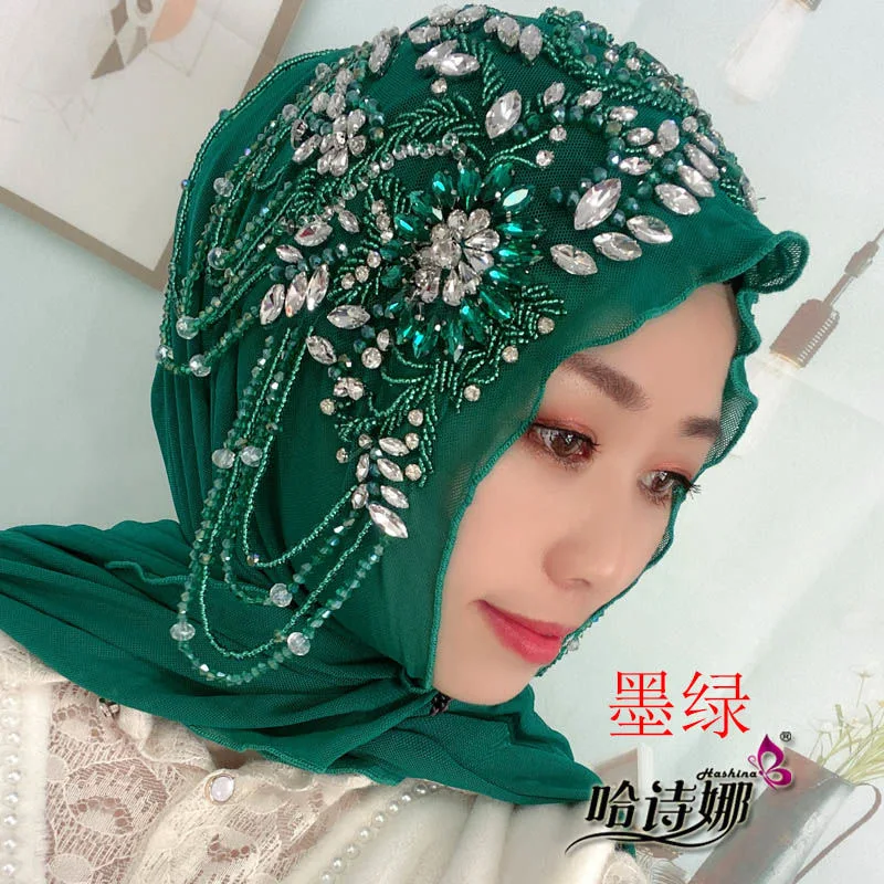 Diamond-Gem-Decor-High-Quality-Handmade-Muslim-Wedding-Evening-Party ...