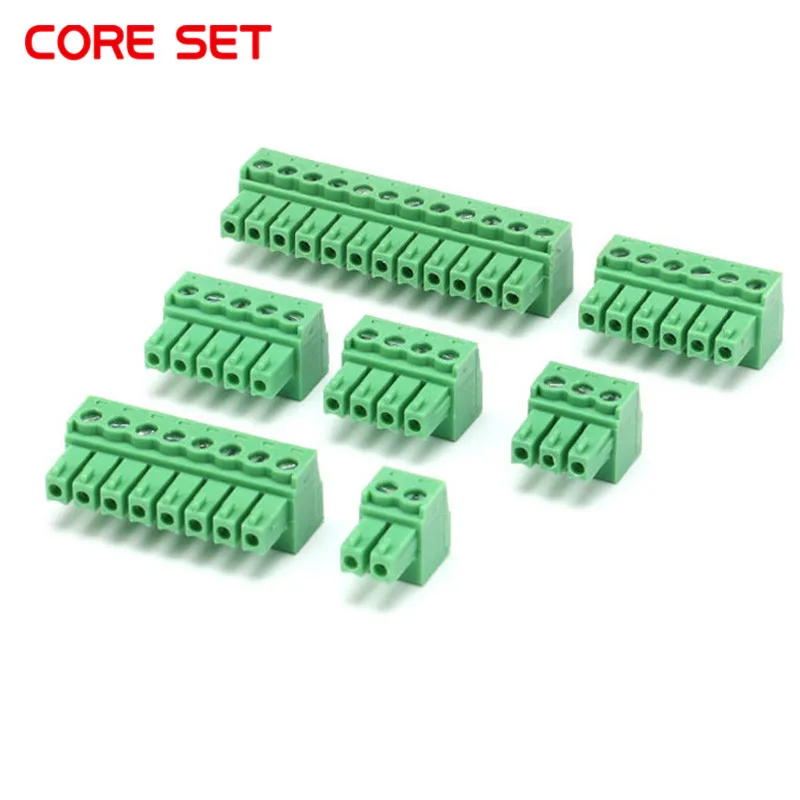 5PCS Plug-in PCB Terminal Block KF2EDG Pitch 3.81mm 2/3/4/5/6/7/8/9/10 ...