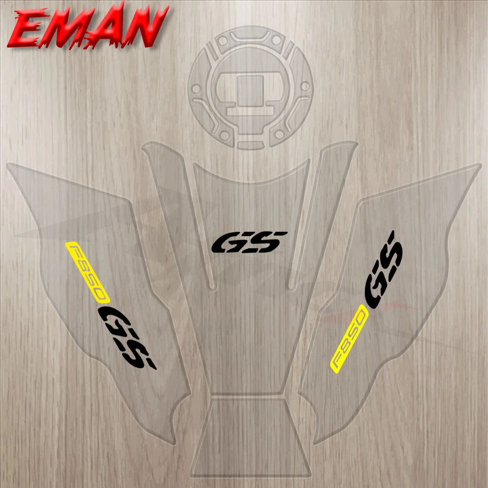 3D 연료 탱크 패드 데칼 사이드 박스 무릎 스크래치 보호 스티커, BMW F750GS F 850GS F850 GS 2018 ...