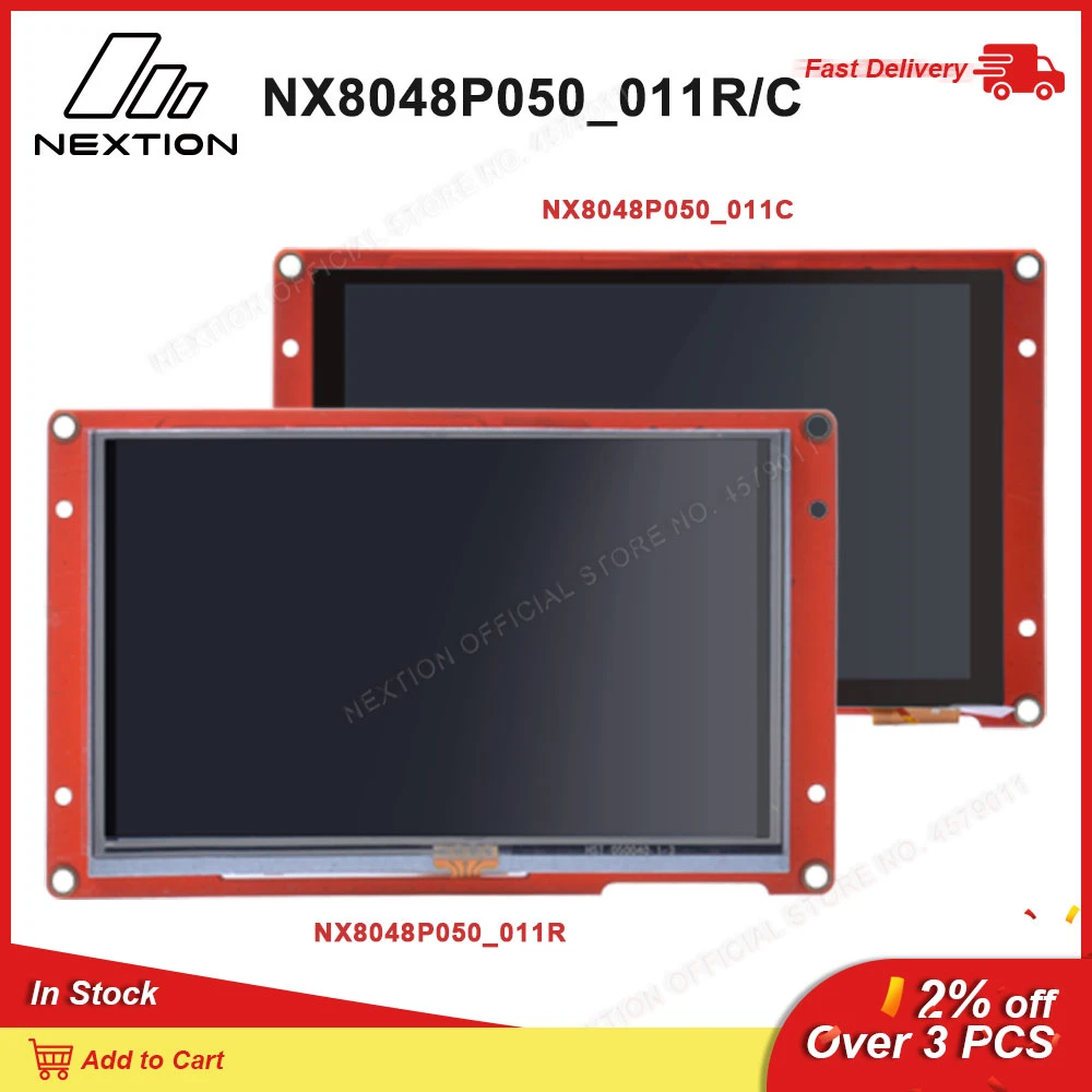 Nextion 5.0 Inch LCD TFT HMI Display Module Intelligent Series RGB 65K ...