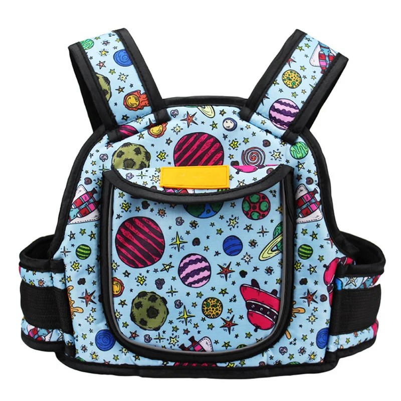 Motorcycle Child Safety Harness With Storage Pocket, Buckle, Breathable ...