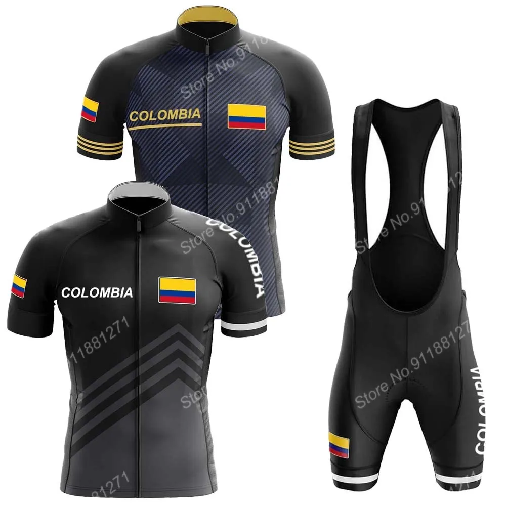 2024-Suit-Colombia-Team-Cycling-Clothing-Jersey-Set-Mens-Summer-Road ...