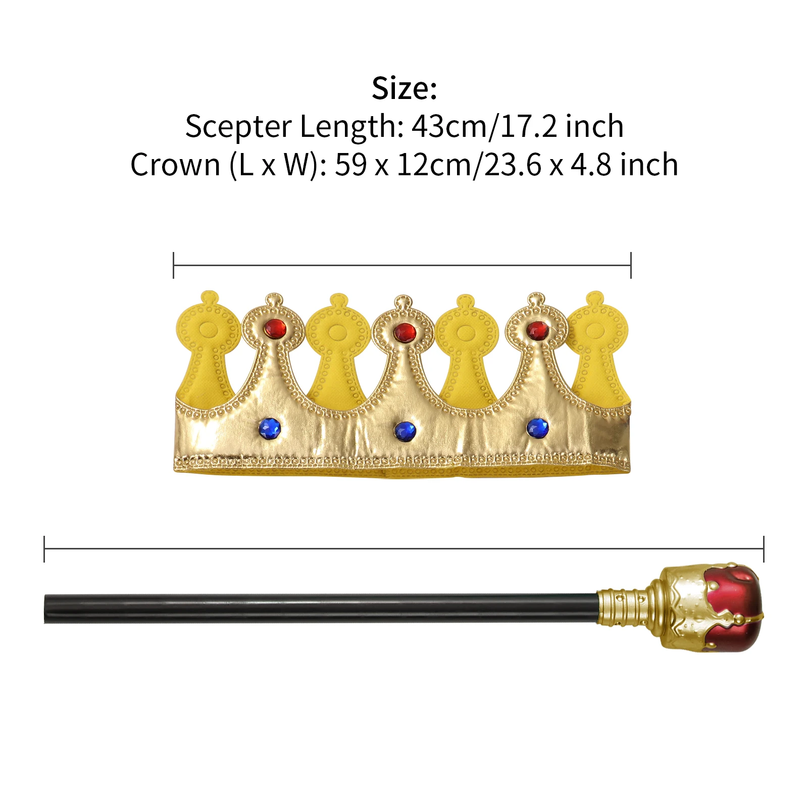 King Crown And Scepter