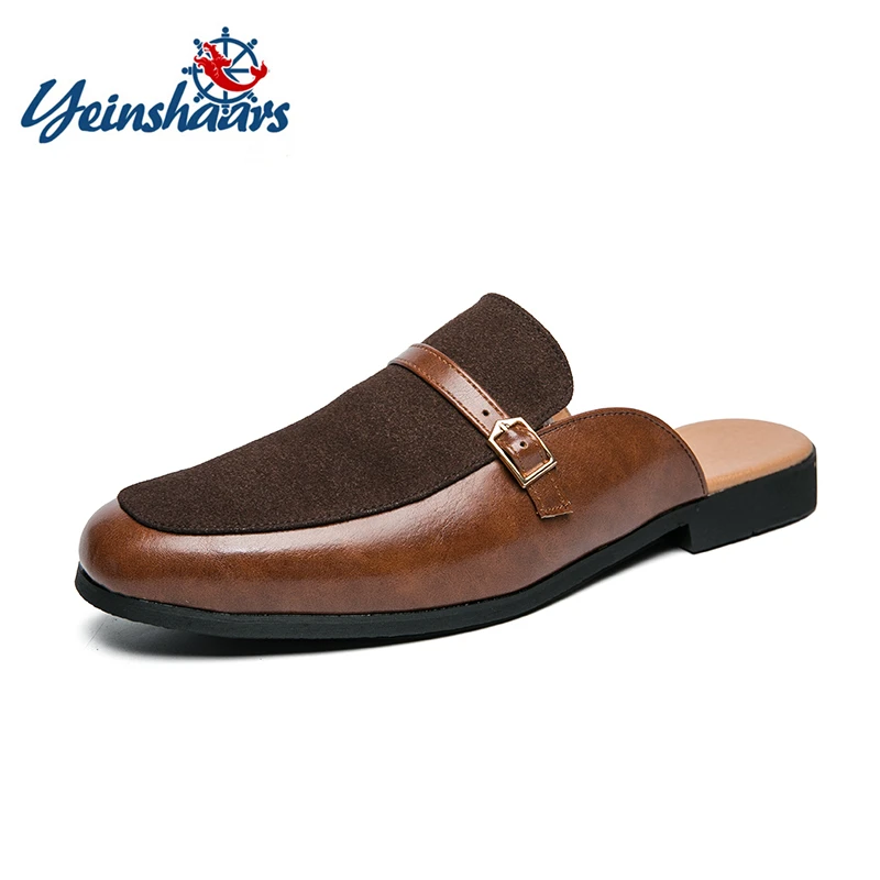 Outdoor Men Breathable Half Shoes for Men Slide Slipper Brand Designer ...