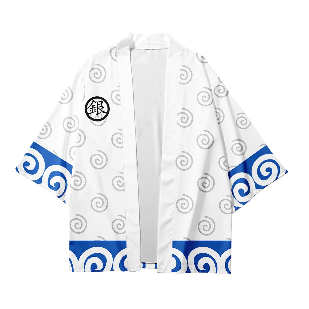 Anime Kimono Demon Slayer Kimetsu No Yaiba Kimono Haori Yukata Coat ...