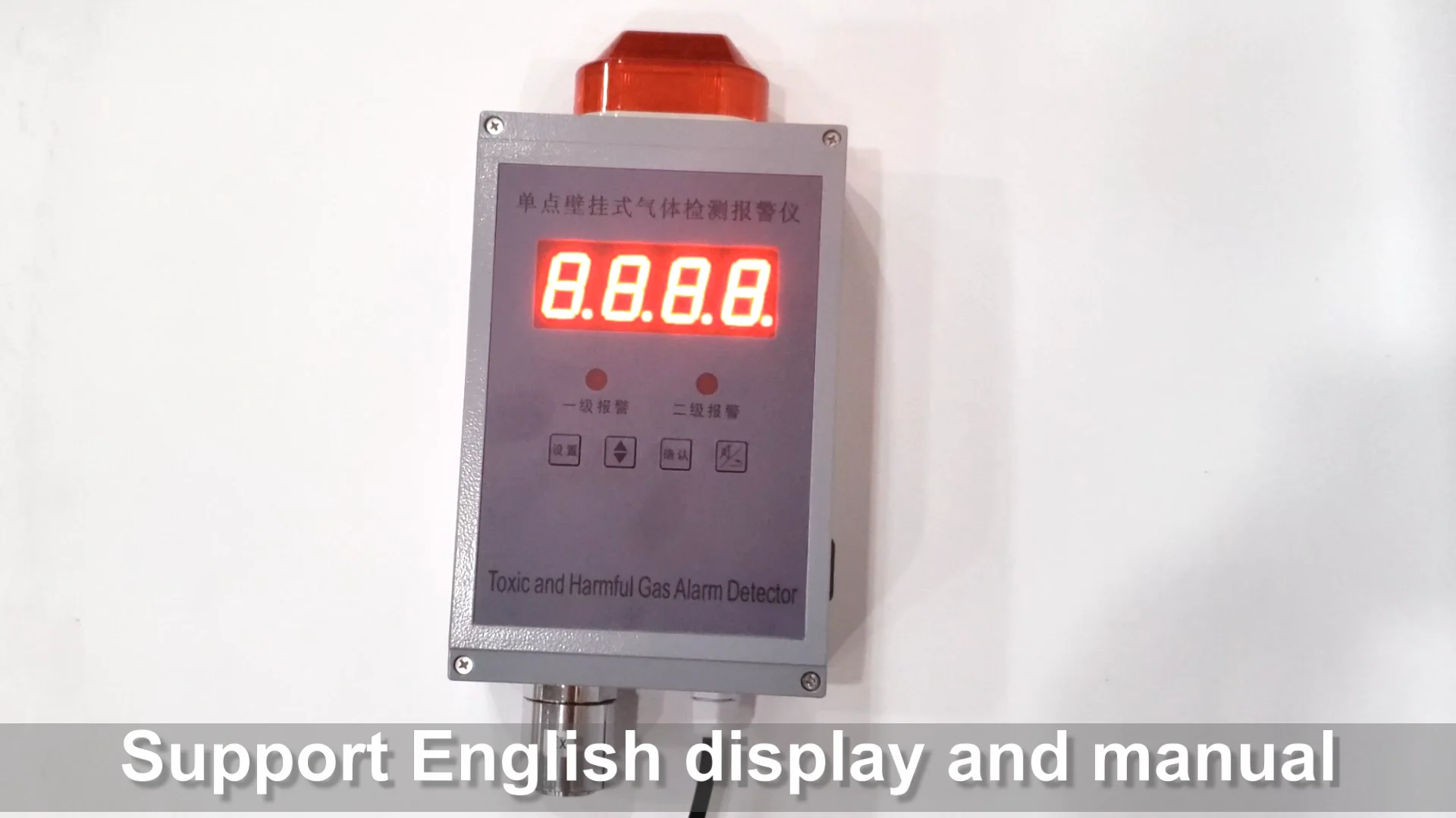 Fixed wall mounted CL2 chlorine gas detector air quality monitor - buy ...