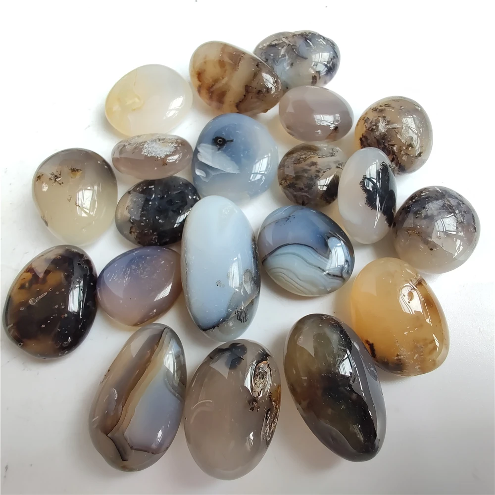 2 3cm Natural Ocean Chalcedony Aquatic Agate Polished Energy Stone Home ...