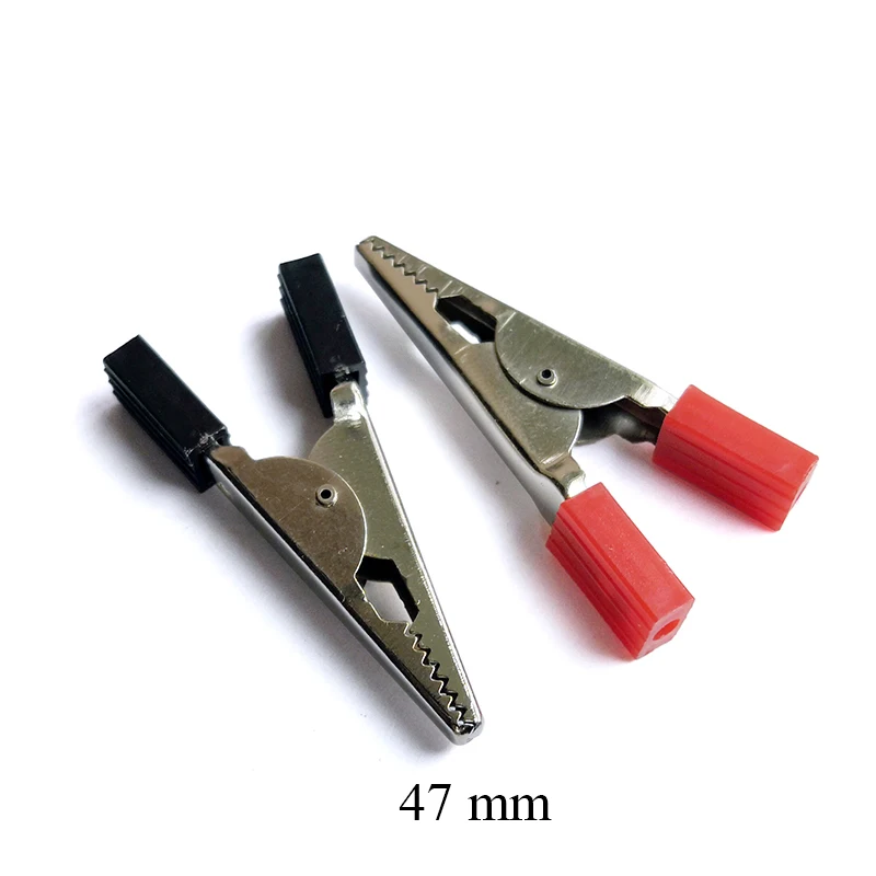 High Quality 10 pcs/lot Cold Pressing 47MM Metal Crocodile Clips ...