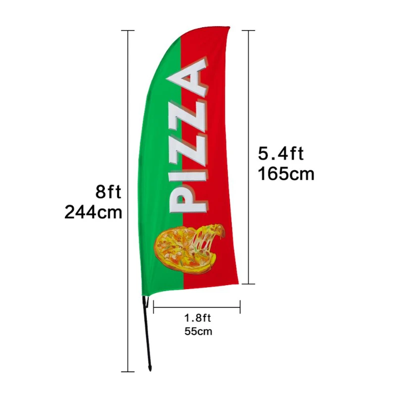 Led Flag Pizza Delivery