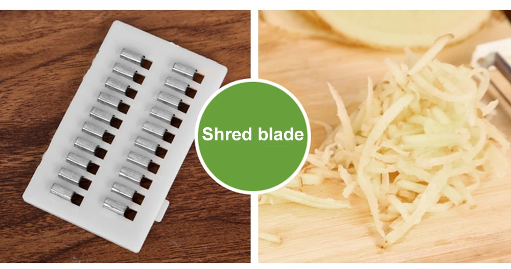 6 шт. Многофункциональный удобный спирализатор овощей нержавеющая сталь ...