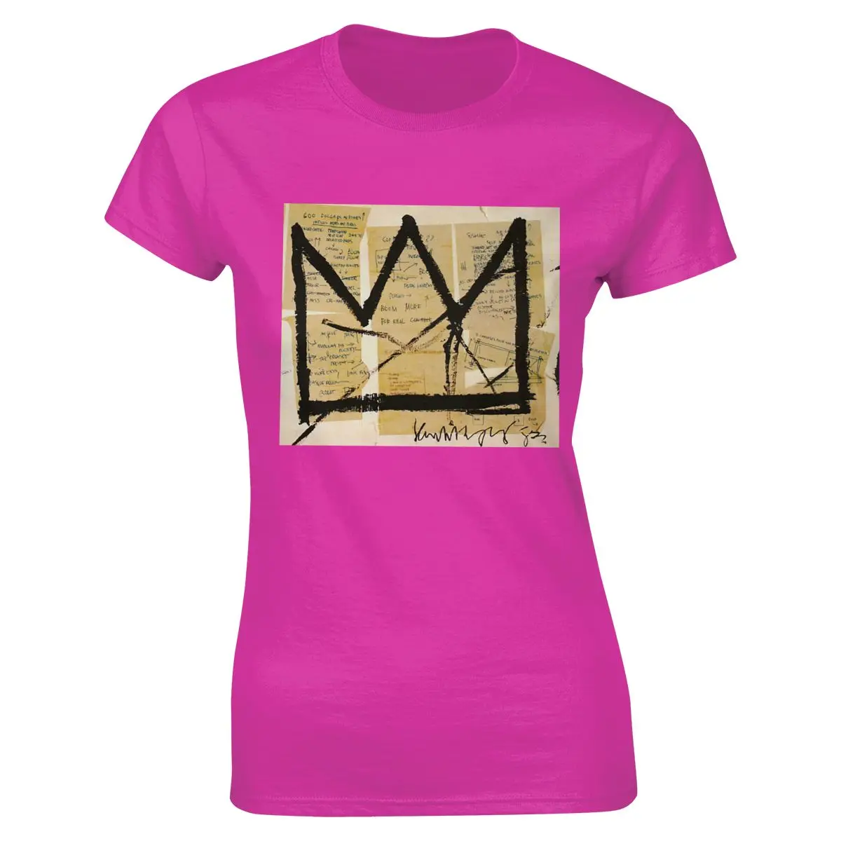 Jean Michel Basquiat Crown T Shirt