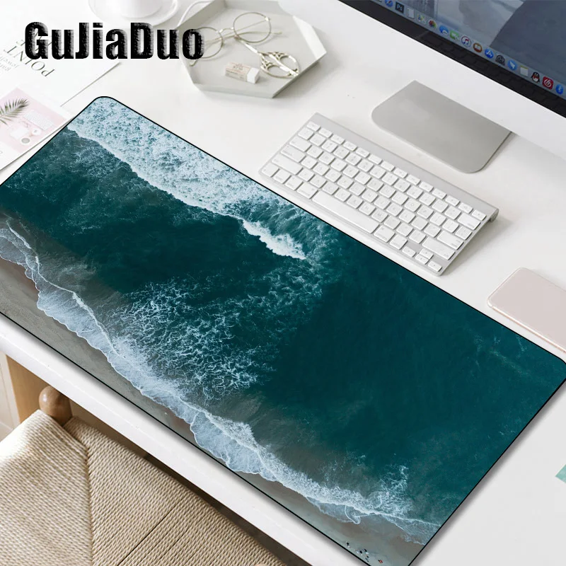 Keyboards & Mice XL Ocean Wave Desk Pad Computers & Peripherals etna.com.pe