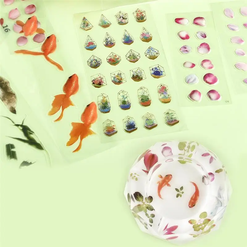 Epoxy Resin Scrapbooking Stickers | Epoxy Resin Decorative Sticker | Uv ...