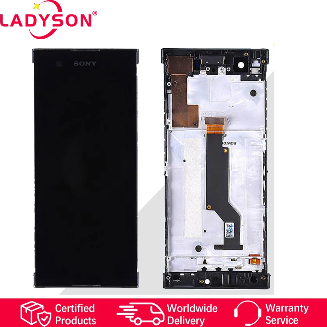 Montaje de pantalla LCD para Sony Xperia XA1, G3116, G3121, G3112, G3123, G3125, con carcasa ...