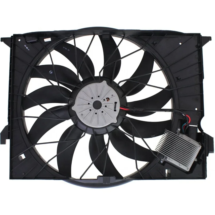 W219-W216-Radiator-Cooling-Fan-Assembly-For-Mercedes-W211-W221-W209 ...