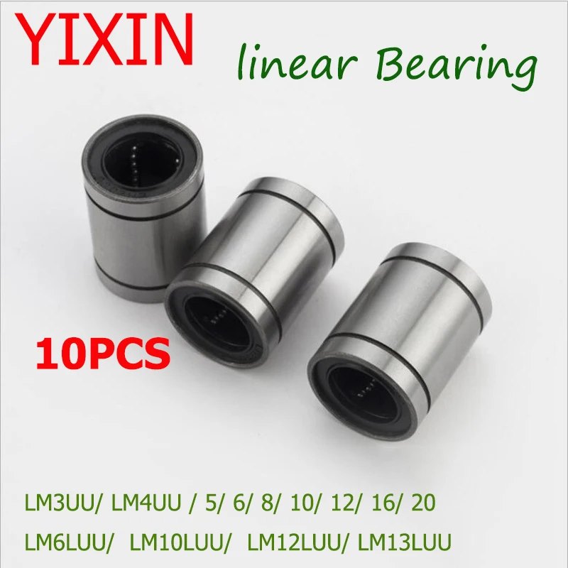 10pcs Linear Bearing serises for Rods Liner Rail Linear Shaft parts 3d ...