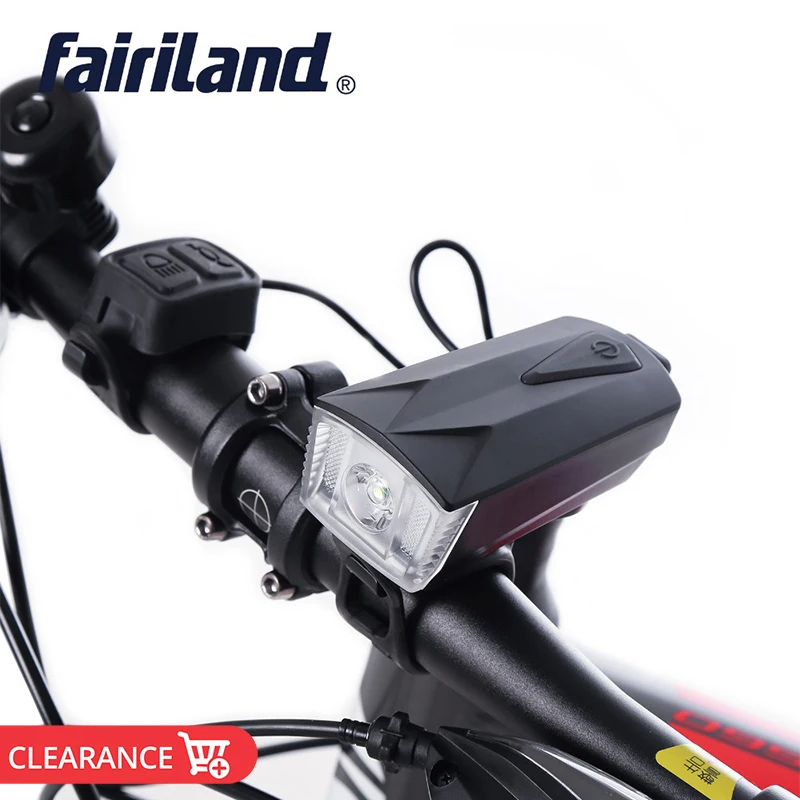 Bicycle Light with horn Cycling Front Light and Speaker 6000K T6 Beads ...