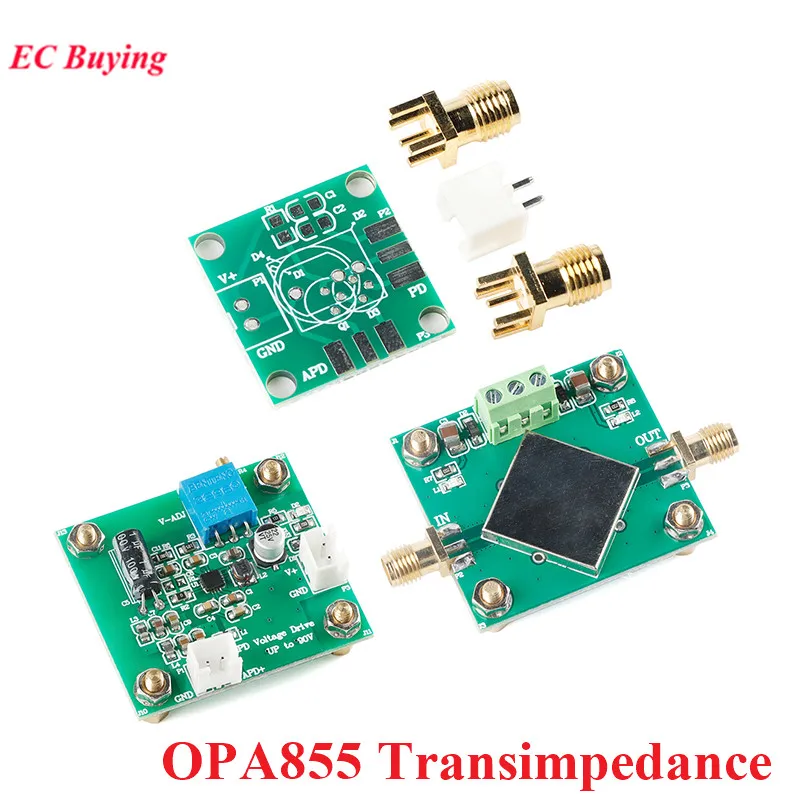 Opa855 Transimpedance Iv High-speed Apd Pin High-speed Photodetection Tia Amplifier Module Iv ...