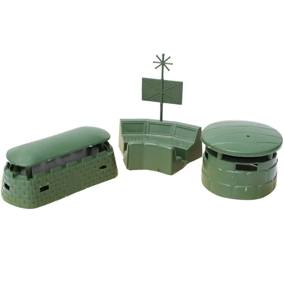 3Pcs/Set Military Base War Scene Assembly Blockhouse Bunker Children ...