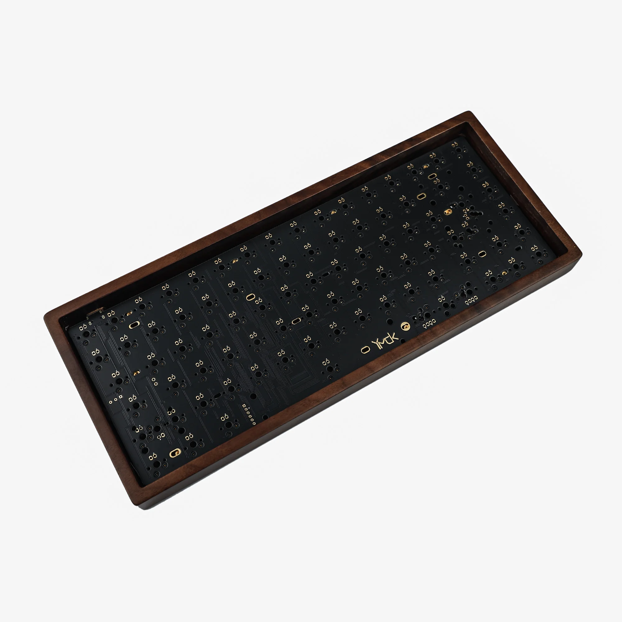 Walnut-Wood-Case-QMK-VIA-YMD75-v3-Hot-Swap-84-75-Fully-Programmable-PCB ...