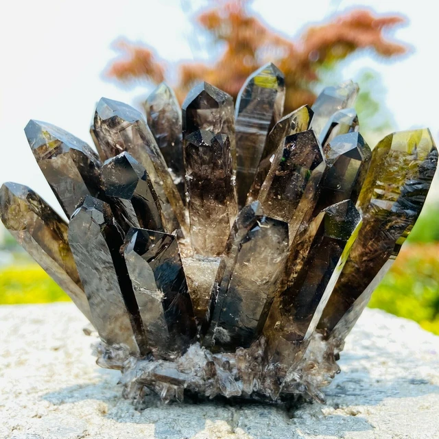 Black Quartz Crystals