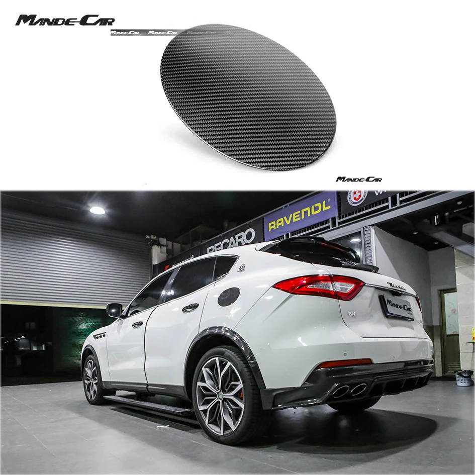 For Maserati Levante Carbon Fiber Texture Fuel Tank Cap Sticker Fuel ...