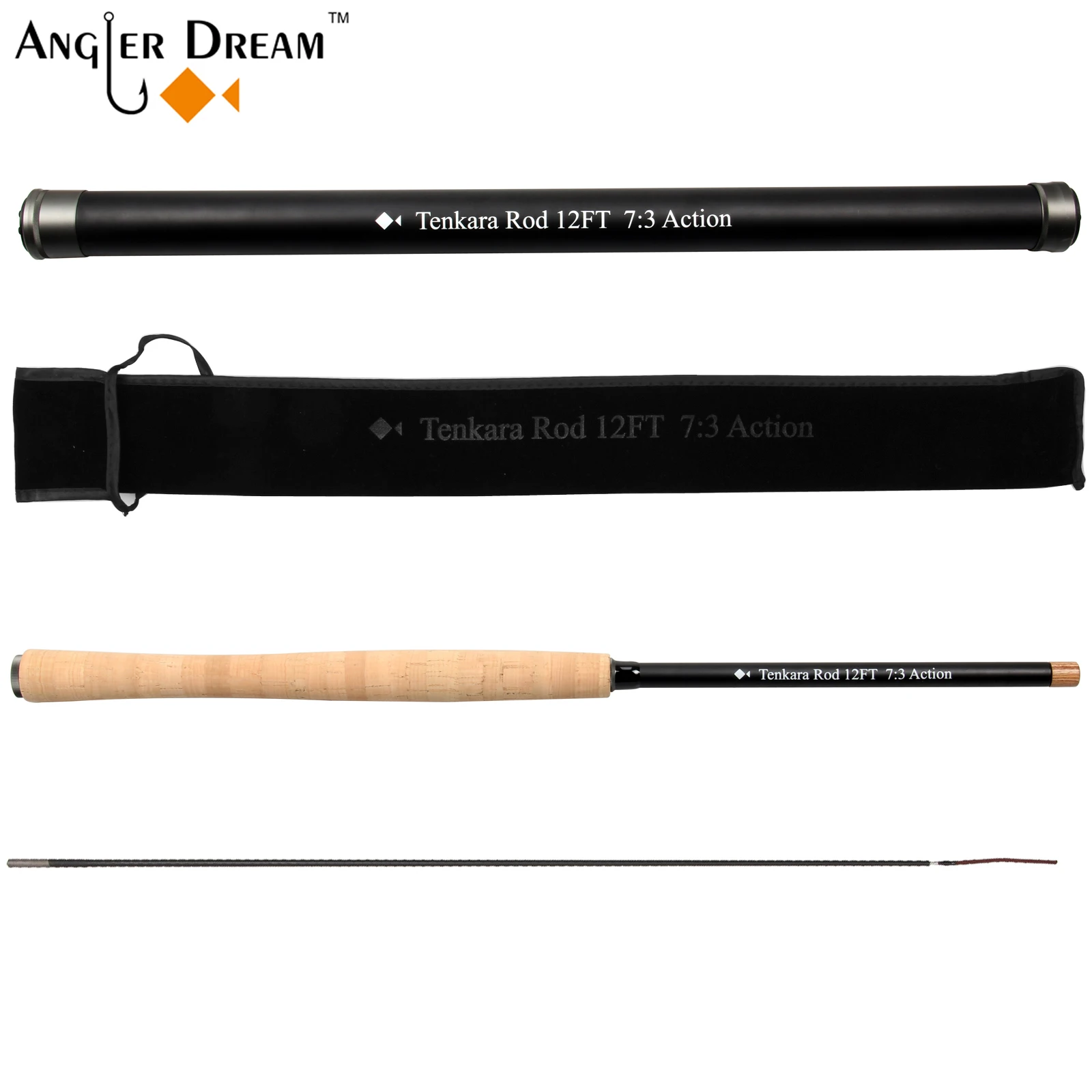 Tenkara-Fishing-Rod-with-Spare-Tip-Telescopic-Fly-Fishing-Rod-Fast ...