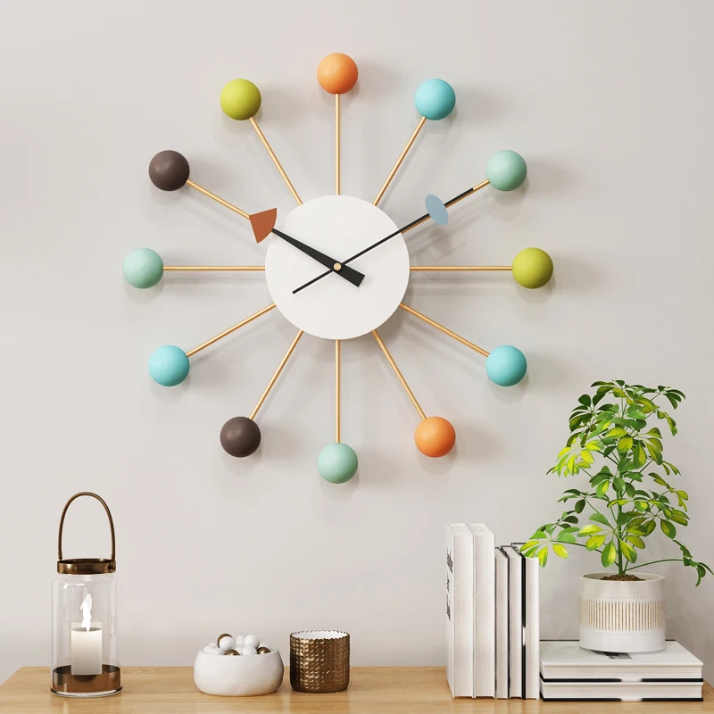 Wall-Clock-Nordic-INS-Style-Household-Decoration-Dining-Room-Fashion ...