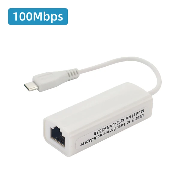 Raspberry Pi Zero Micro USB Ethernet Adapter RJ45 LAN Card 10 or 100 ...