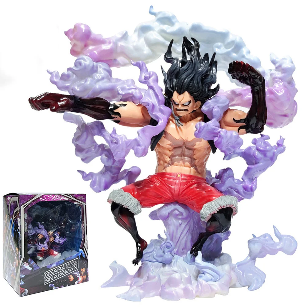 26.5CM Luffy Gear 4 Snake Man Figurine | One piece Merchandise | Up to ...