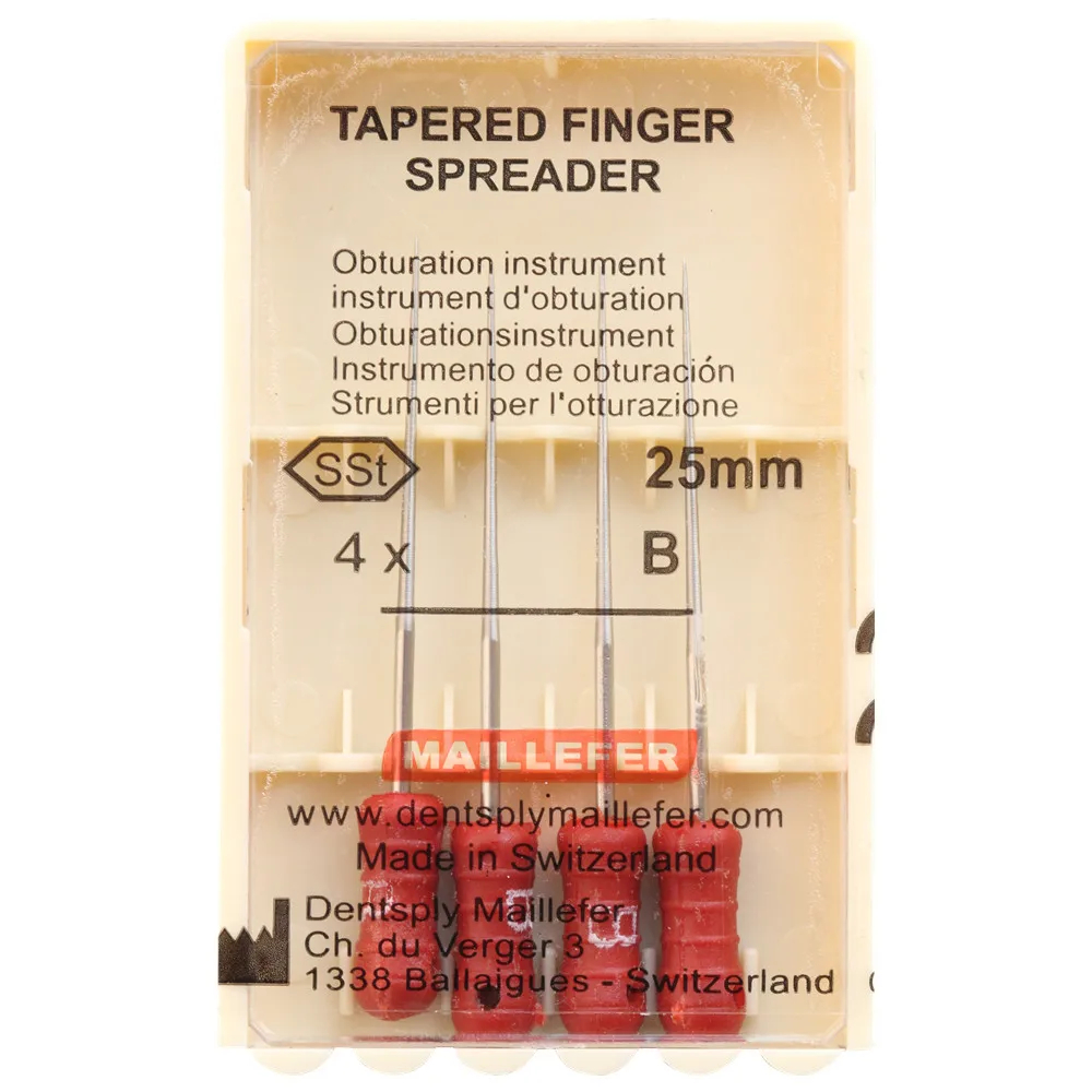 1 Pack Dental Tapered Finger Spreader File (21/25/31mm) #ABCD SSt endo ...