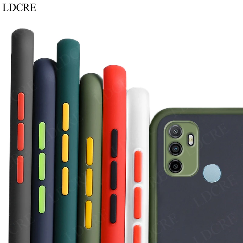 For OPPO A53 Case Silicone Matte Soft Silicone Transparent Case OPPO ...