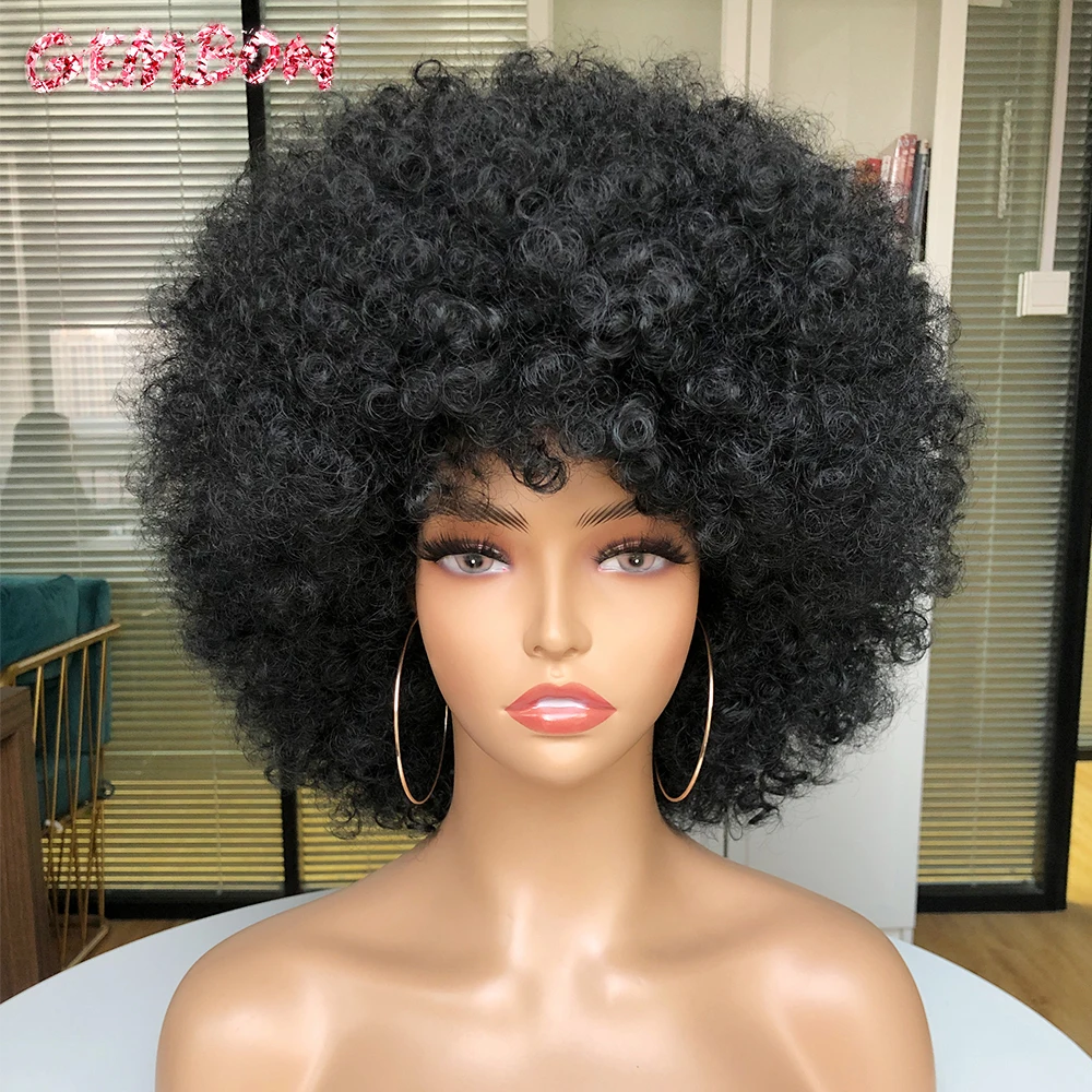 Pelucas Afro para mujer, Cosplay de Lolita, rubia, peluca corta, rosa ...