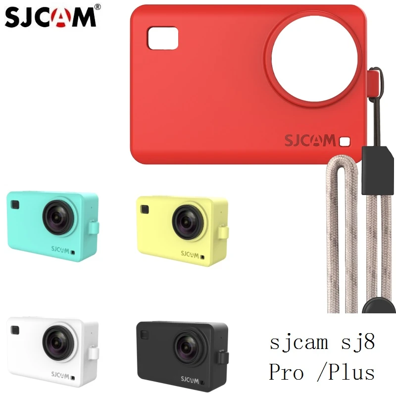 Original Accessories SJCAM Silicone Sleeve + Adjustable Lanyard ...