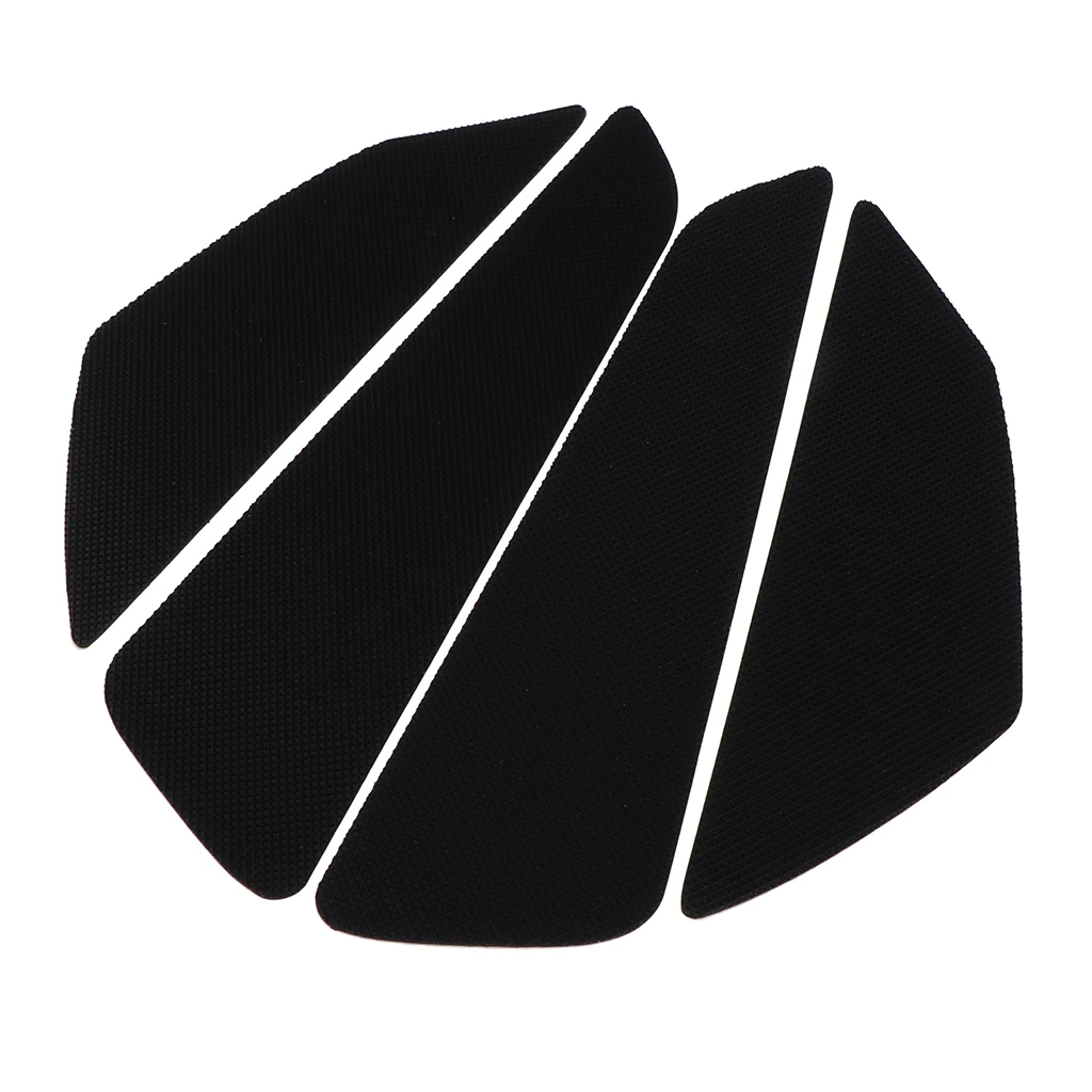 Black Rubber Gas Fuel Tank Traction Pad Anti Side Slip Protector for ...