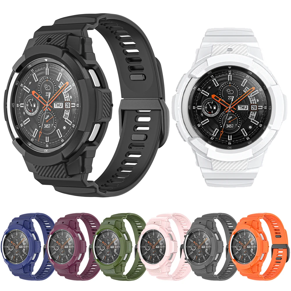 Силиконовый ремешок для Samsung Galaxy Watch 4 Classic | AliExpress