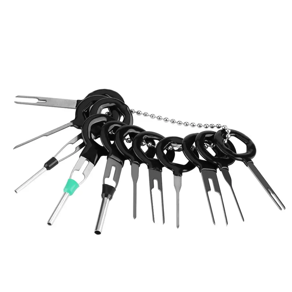 11pcs Car Wire Harness Plug Terminal Extraction Pick Connector Crimp ...