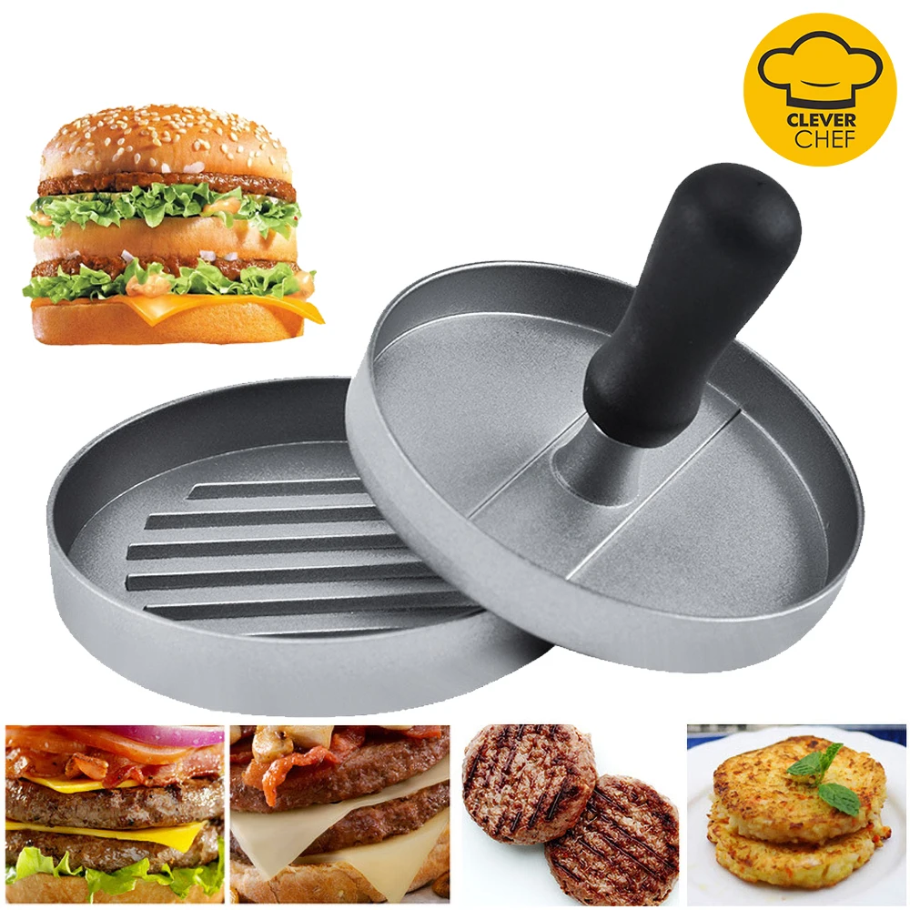 Manual Non stick Coating Burger Press Food Grade Household Burger Maker ...