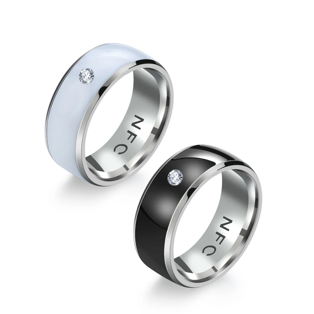 Multifunctional NFC Smart Finger Ring Wearable Connect Android Phone ...