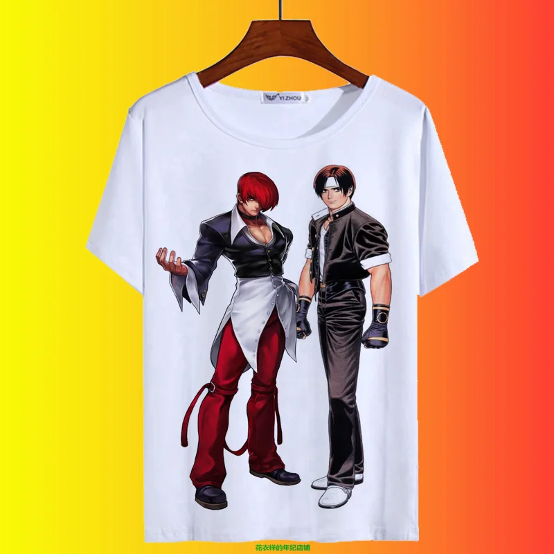 The King Of Fighters Cosplay T Shirt KOF Kyo Kusanagi Iori