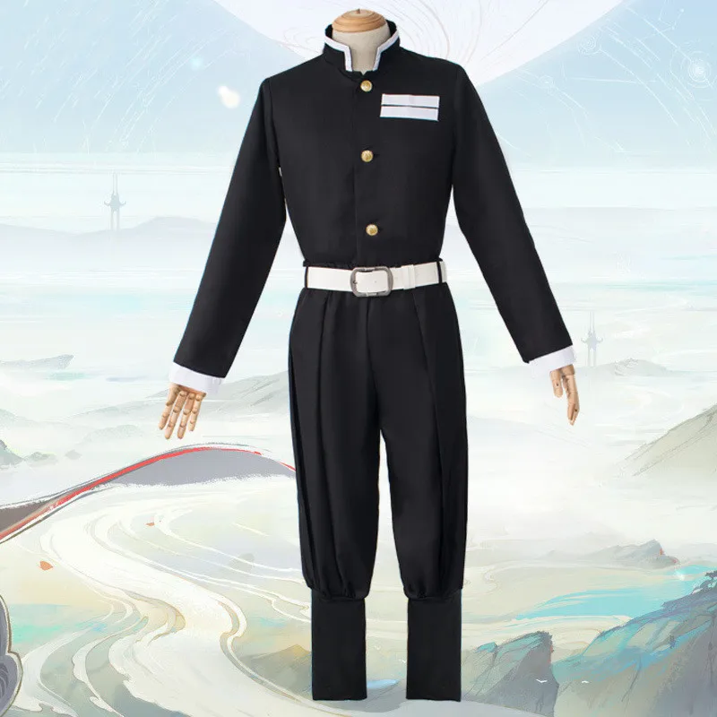 Anime Demon Slayer Ghost Uniform Cosplay Costume - AllCosplay.com