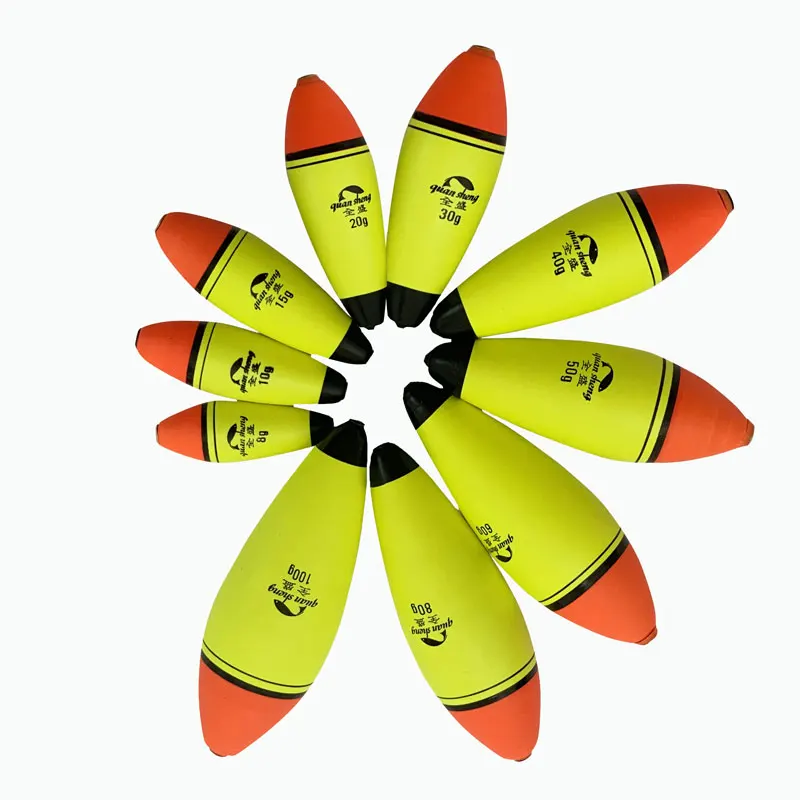 1pc Foam Fishing Float Floating 8g 200g Buoyancy EVA Boya Fishing Float ...