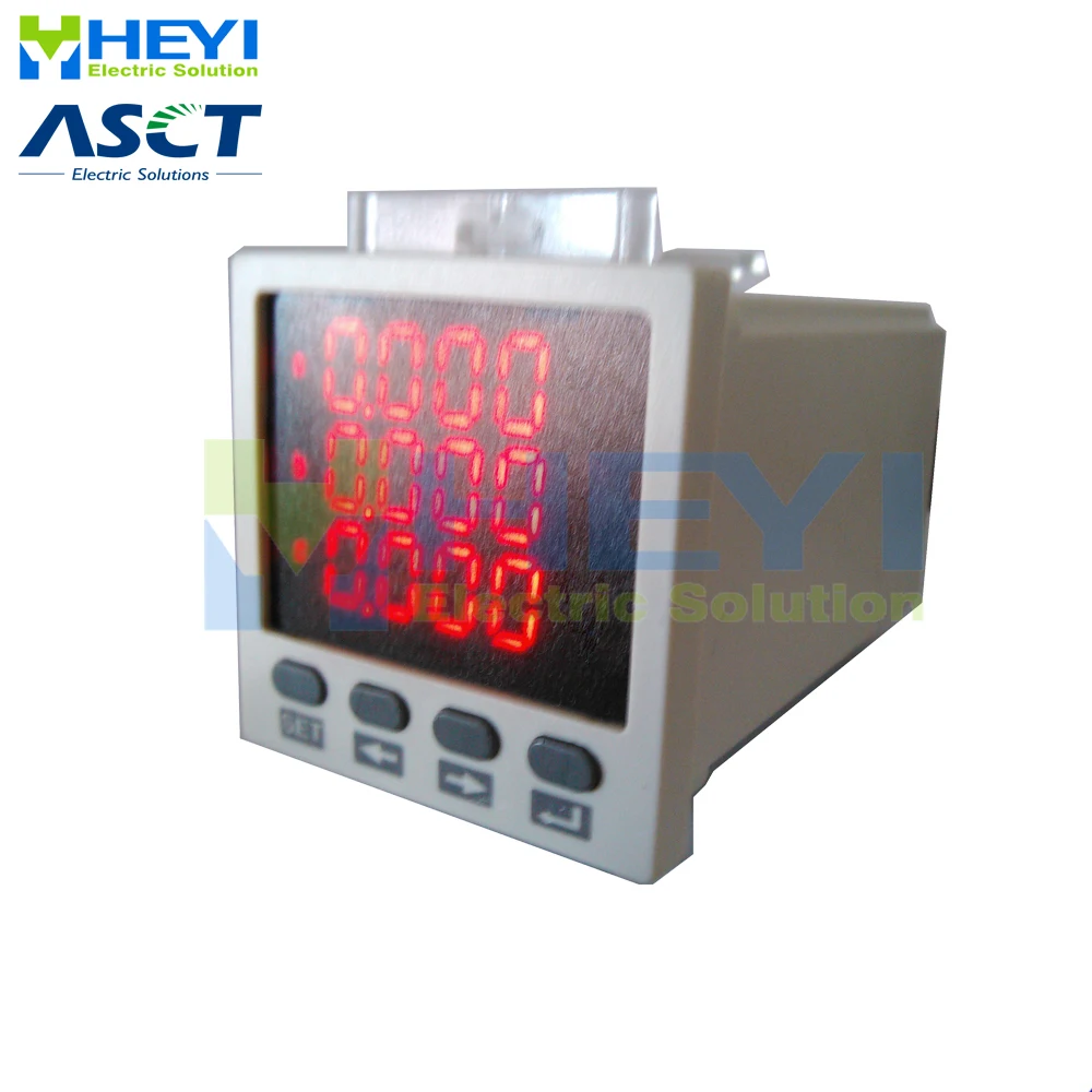 Digital Reactive Power Meter 48*48 Mm 3 Phase Panel Meters Hy-3q Power ...