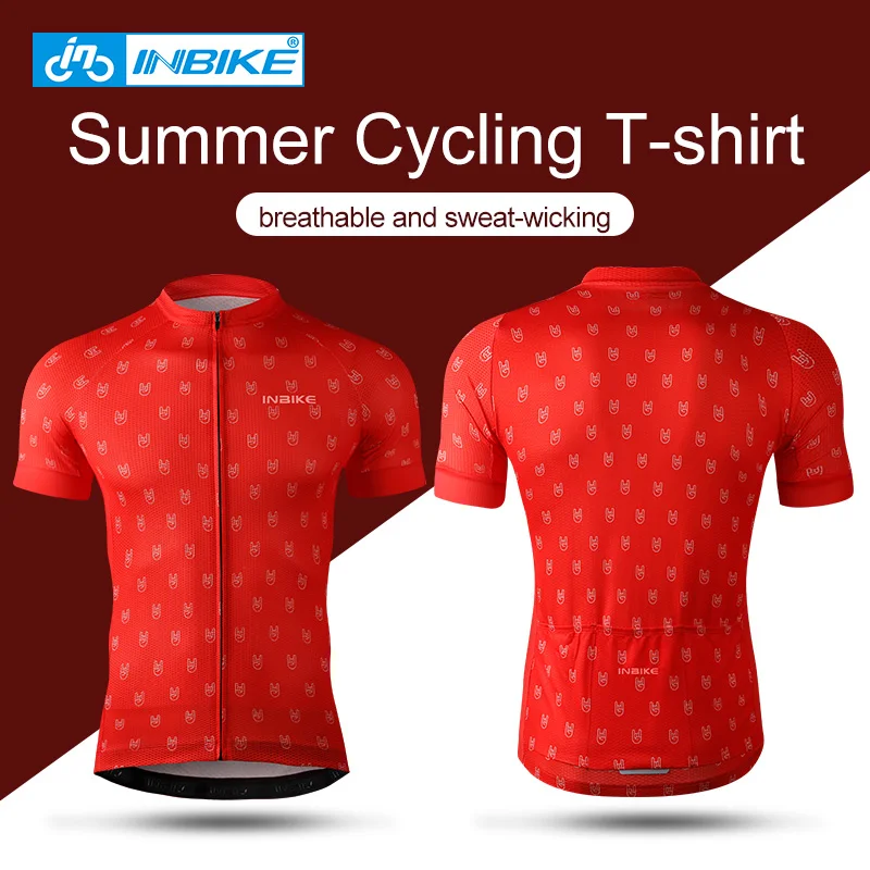 INBIKE-Pro-Cycling-Jersey-Summer-Anti-sweat-MTB-Bike-Clothes-Men-Breathable-Bicycle-Short-Sleeve ...