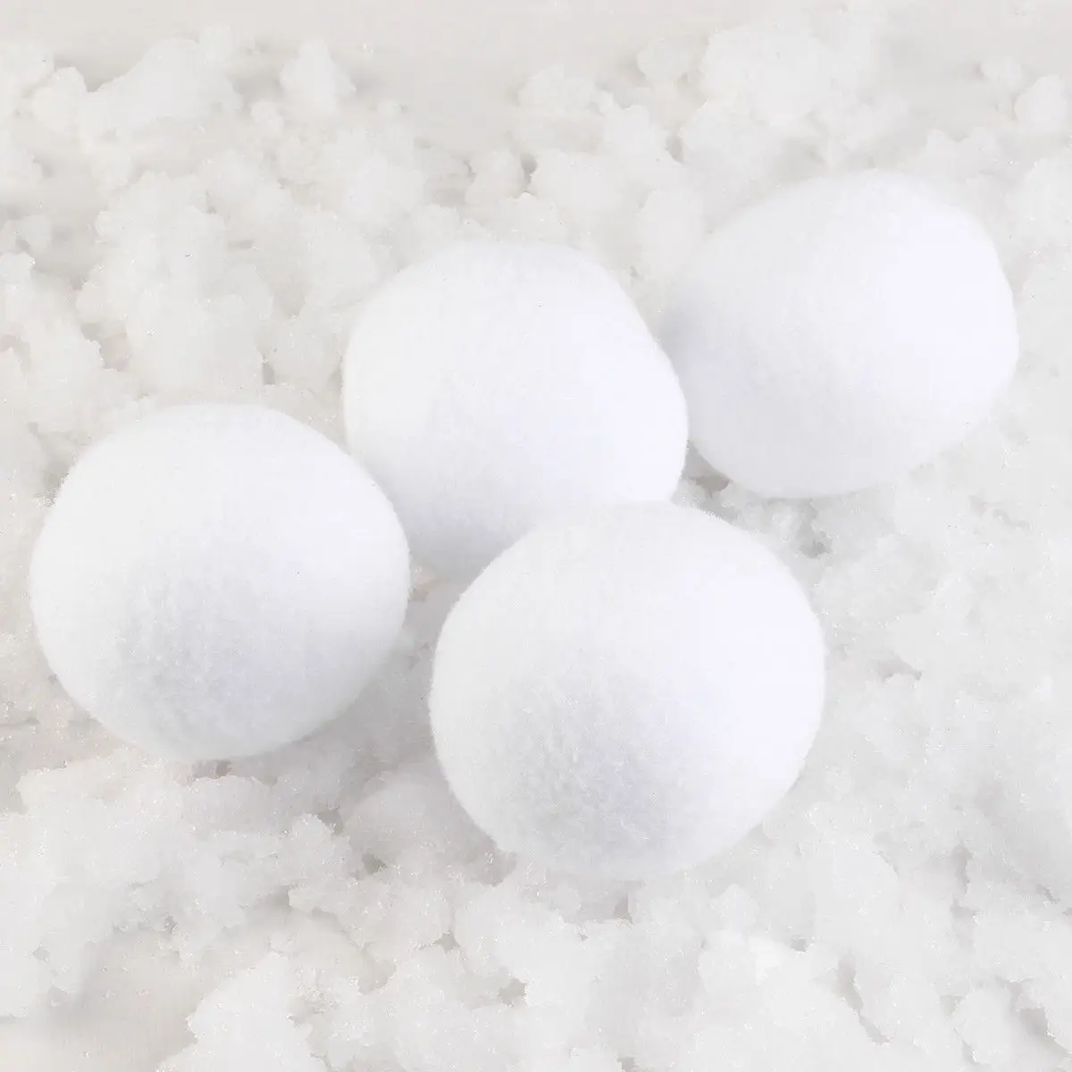 NEW-30-50Pcs-7cm-Indoor-Realistic-Fake-Soft-Snowballs-for-Fight-Game ...