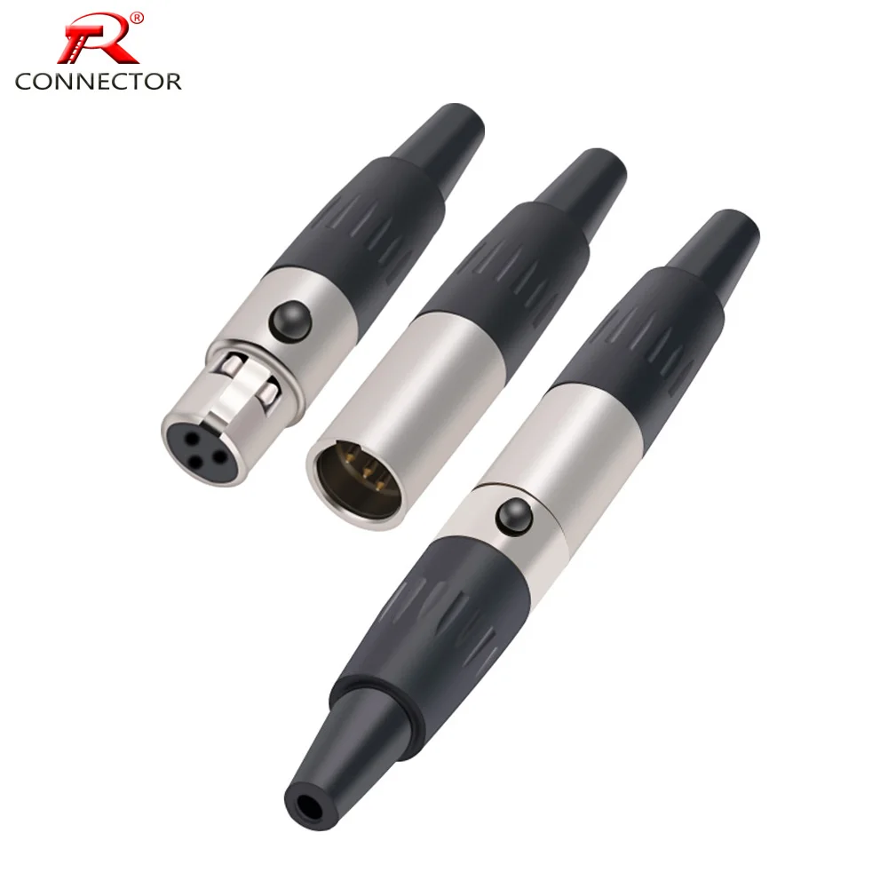 1set-Mini-XLR-plug-jack-Mini-Aviation-Connector-3-4-5-6pins-Zinc-Alloy ...