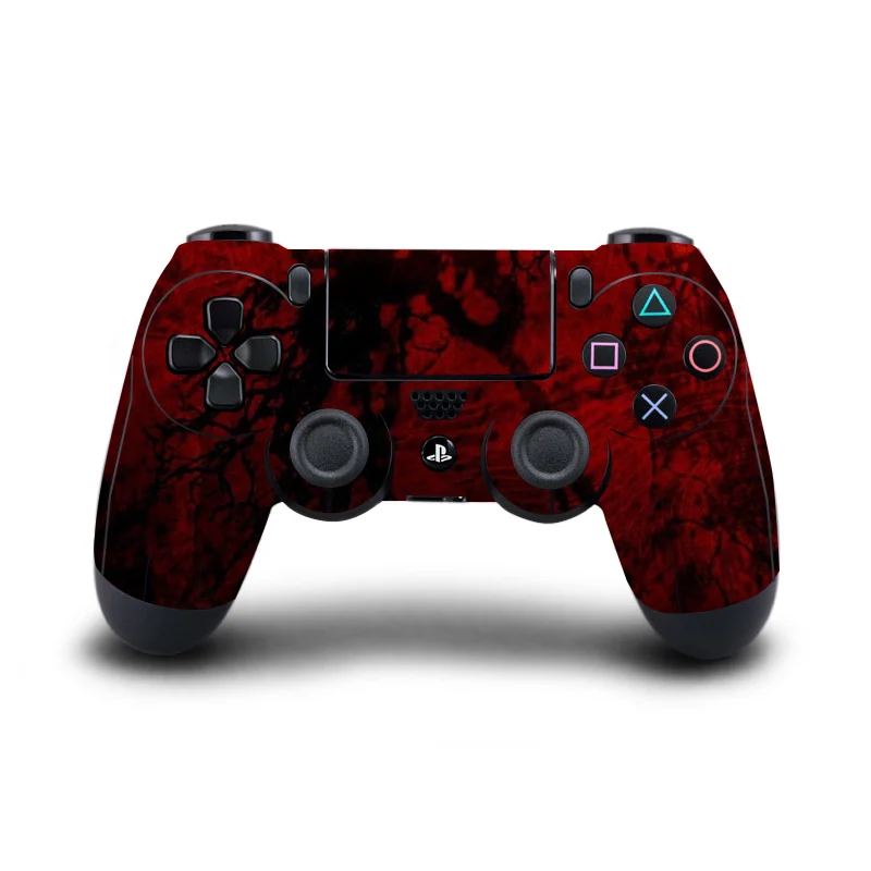 Red Skull Skin Sticker for Sony PlayStation 4 DualShock 4 Controller ...
