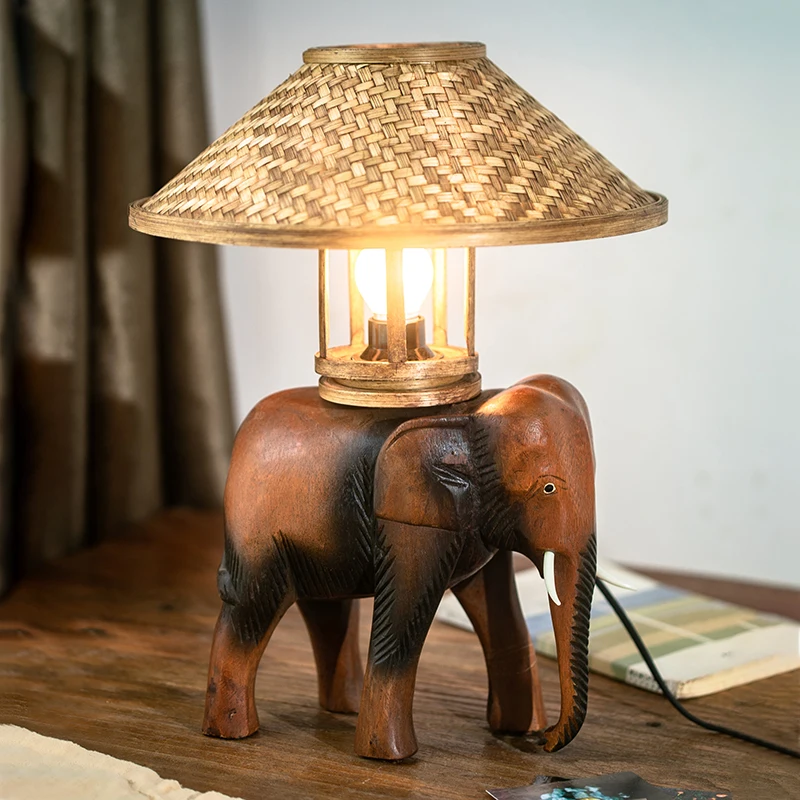 African Animal Table Lamps